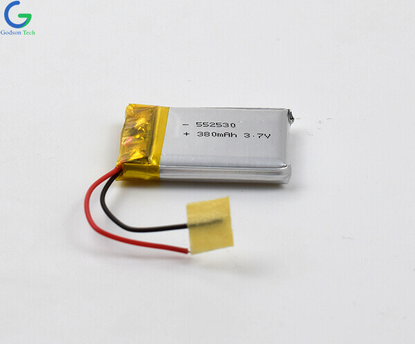 Lithium Polymer Battery-552530 380mAh 3.7V-Lithium Battery